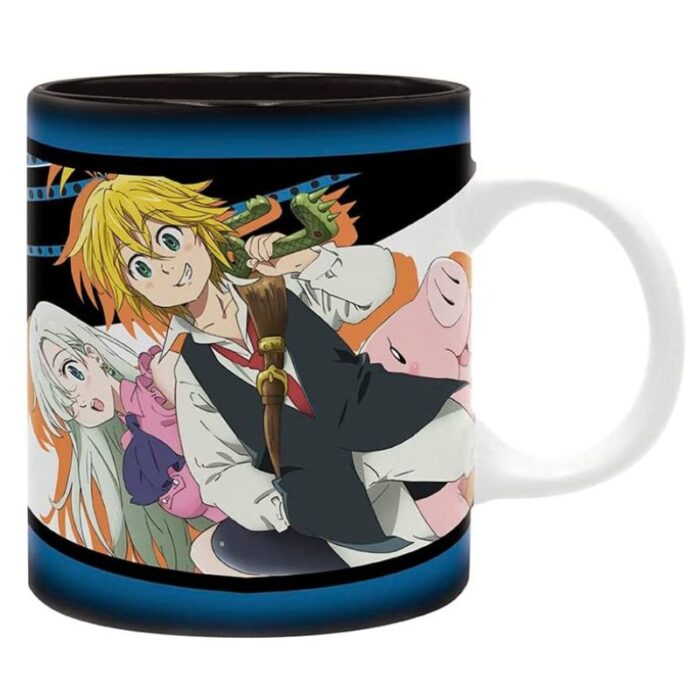 Mug Meliodas, Elizabeth, & Hawk ABYstyle 7 Pecados Capitales Anime ...